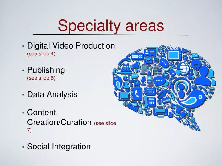 PPT - Specialty areas PowerPoint Presentation, free download - ID:5451800