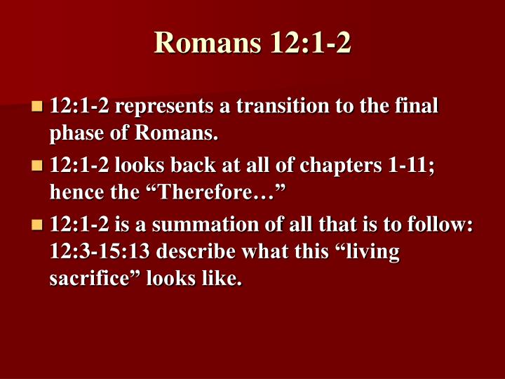 PPT - Romans 12:1-8 The Body of Christ PowerPoint Presentation - ID:5452119