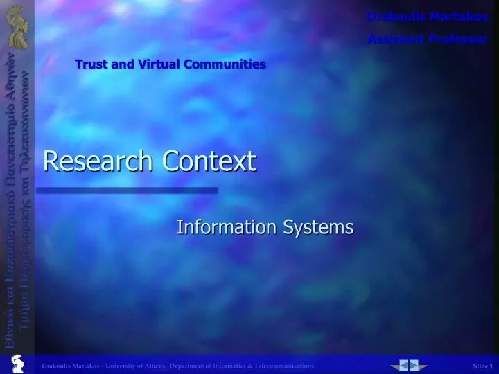 PPT - Research Context PowerPoint Presentation, free download - ID:5452362