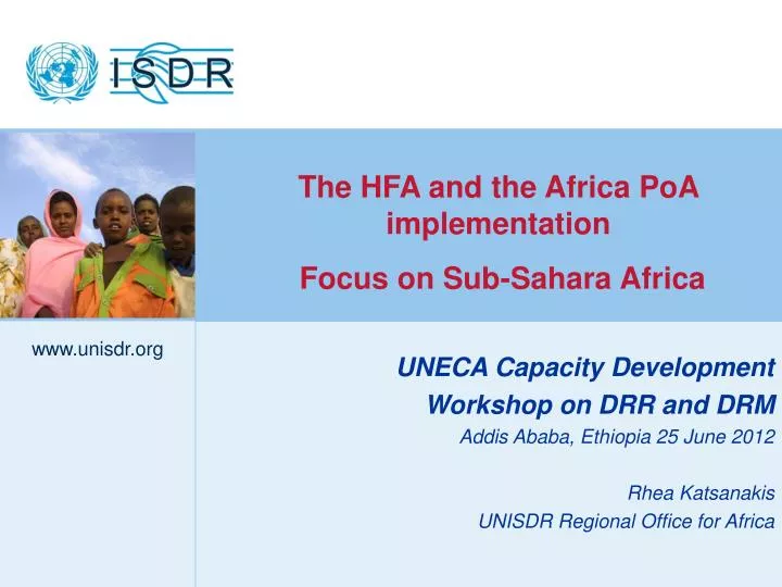 PPT - unisdr PowerPoint Presentation, free download - ID:5452647