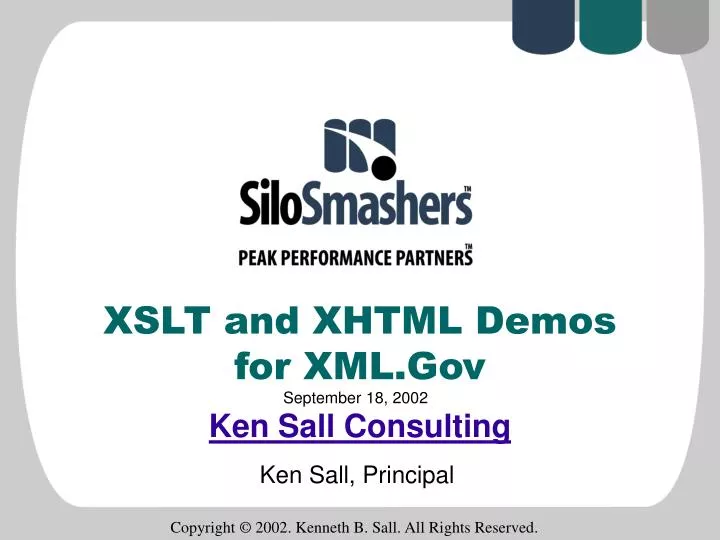 PPT - XSLT and XHTML Demos for XML.Gov PowerPoint Presentation, free ...