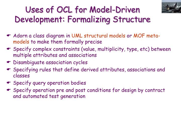 Ppt The Object Constraint Language Ocl Powerpoint Presentation Id 5453530