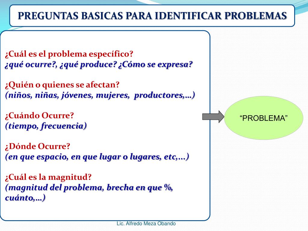 PPT - IDENTIFICACIÓN DE PROBLEMAS BAJO EL ENFOQUE DE UNA CULTURA POR ...