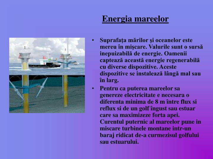 PPT - SURSE DE ENERGIE PowerPoint Presentation - ID:5454636