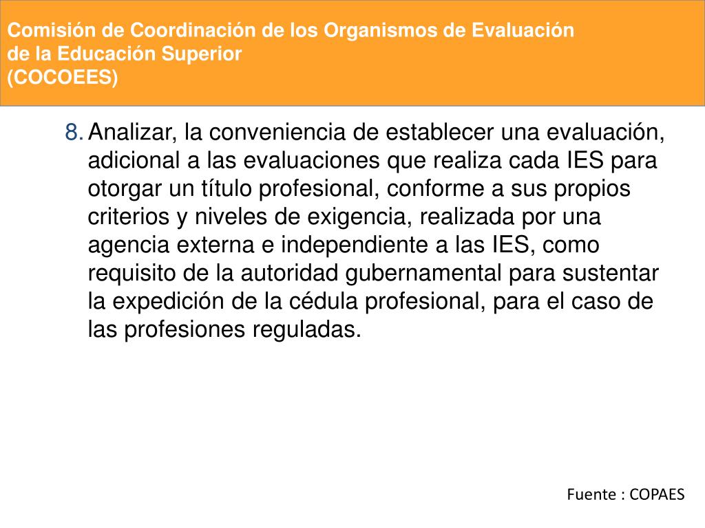 PPT - Sistema Nacional de Evaluación, Acreditación y Certificación ...