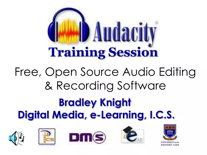 PPT - Free, Open Source Audio Editing & Recording Software PowerPoint ...