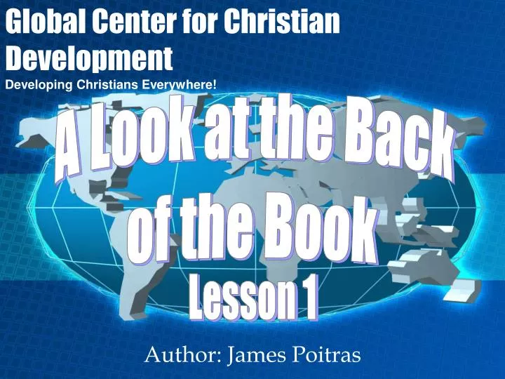 PPT - Author: James Poitras PowerPoint Presentation, free download - ID ...
