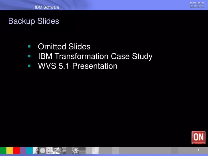 PPT - Backup Slides PowerPoint Presentation, free download - ID:5455491