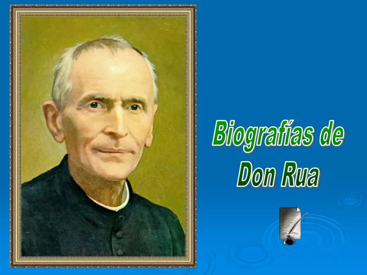 PPT - Biografías de Don Rua PowerPoint Presentation, free download - ID ...