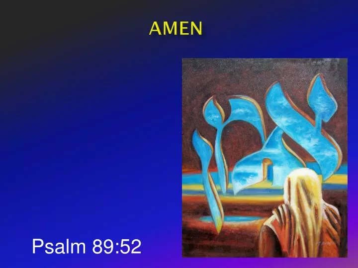 PPT - Amen PowerPoint Presentation, free download - ID:5456005