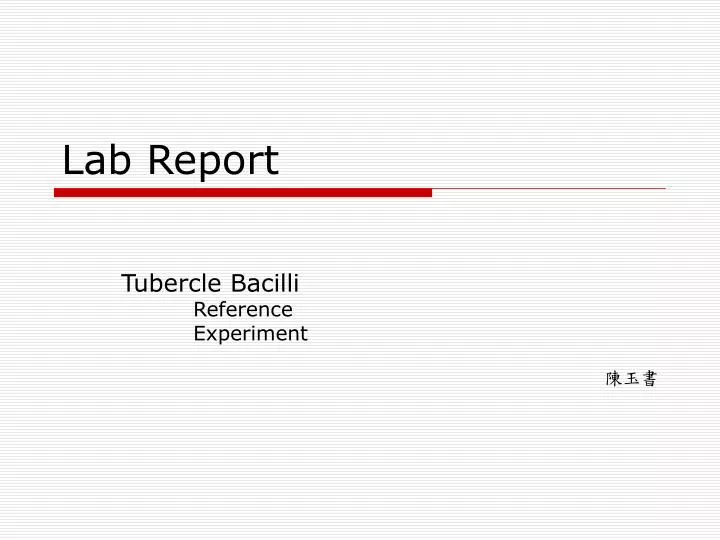 PPT - Lab Report PowerPoint Presentation, free download - ID:5456090