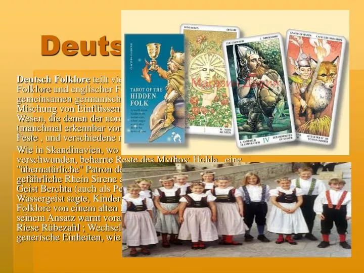 PPT - Deutsch Folklore PowerPoint Presentation, free download - ID:5457057
