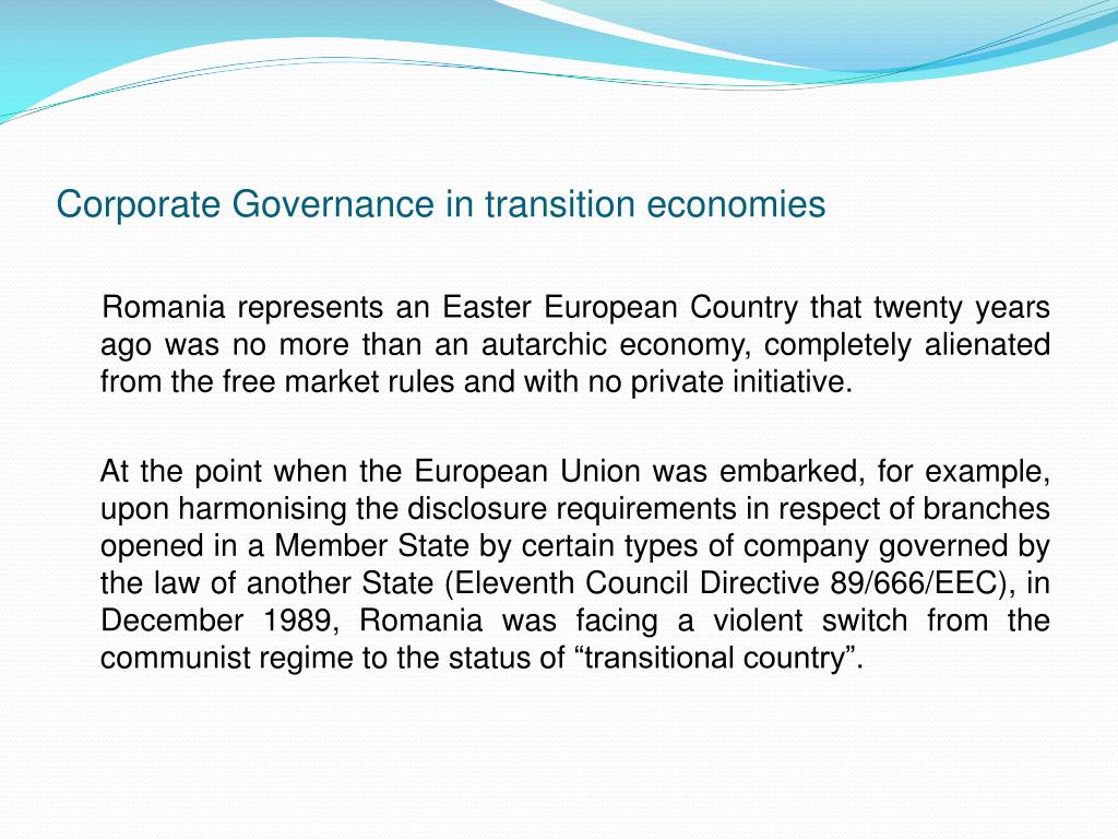 PPT - Corporate Governance in transition economies PowerPoint ... PPT - Corporate Governance in transition economies PowerPoint ...