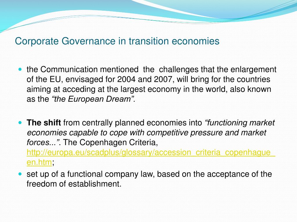 PPT - Corporate Governance in transition economies PowerPoint ... PPT - Corporate Governance in transition economies PowerPoint ...