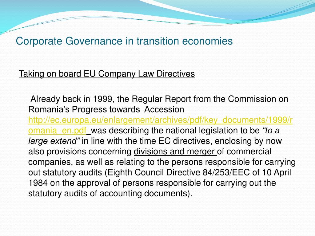 PPT - Corporate Governance in transition economies PowerPoint ... PPT - Corporate Governance in transition economies PowerPoint ...