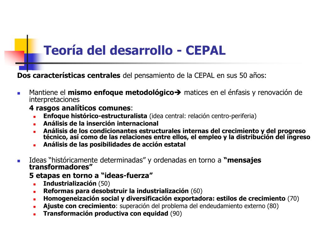 Ppt Teoría Del Desarrollo Cepal Powerpoint Presentation Free
