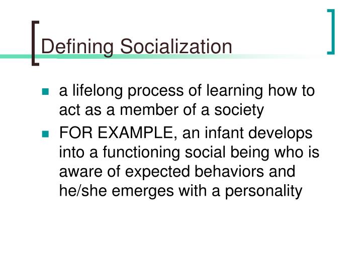 PPT - SOCIALIZATION and PERSONALITY PowerPoint Presentation - ID:5458817