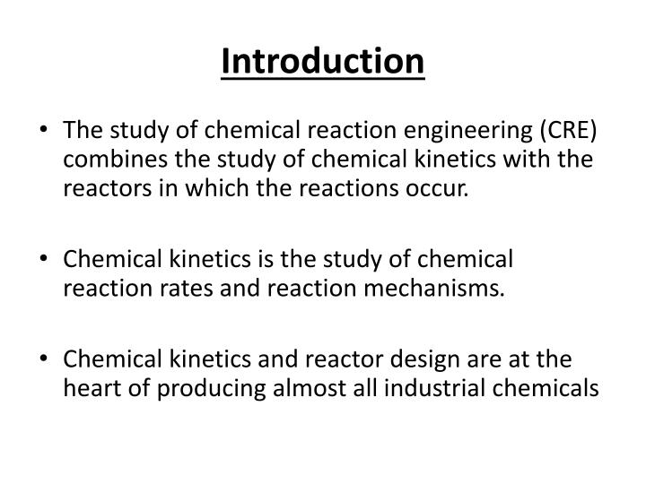 PPT - Chemical Reaction Engineering PowerPoint Presentation - ID:5459101