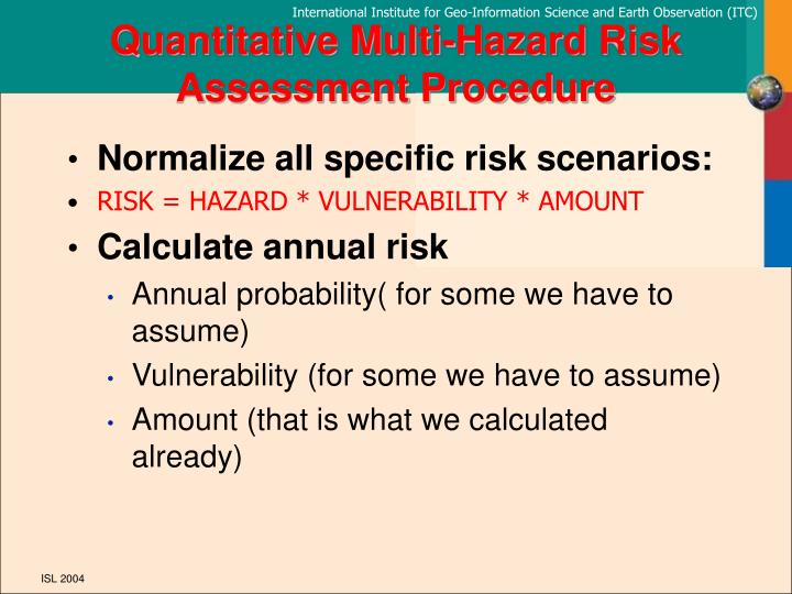PPT - RiskCity Exercise: Quantitative annual multi hazard risk ...