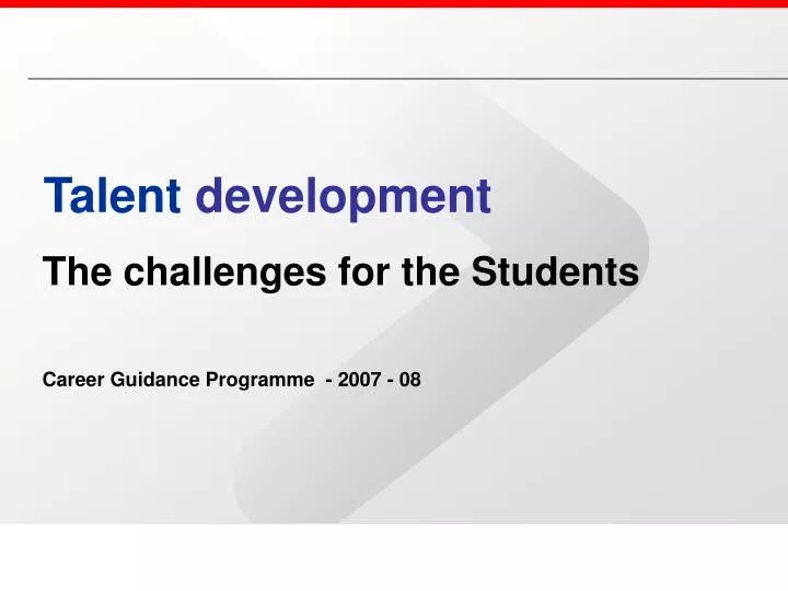 PPT - Talent development PowerPoint Presentation, free download - ID ...