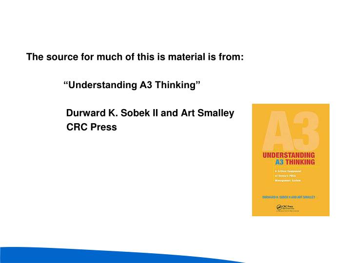 PPT - The A3 Process and A3 Thinking PowerPoint Presentation - ID:5459877