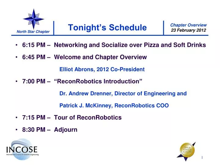 PPT - Tonight’s Schedule PowerPoint Presentation, free download - ID ...