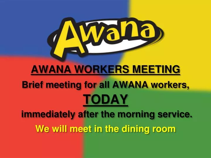 PPT - AWANA PowerPoint Presentation, free download - ID:5460507