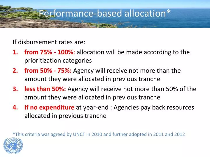 PPT - Performance-based allocation* PowerPoint Presentation, free ...