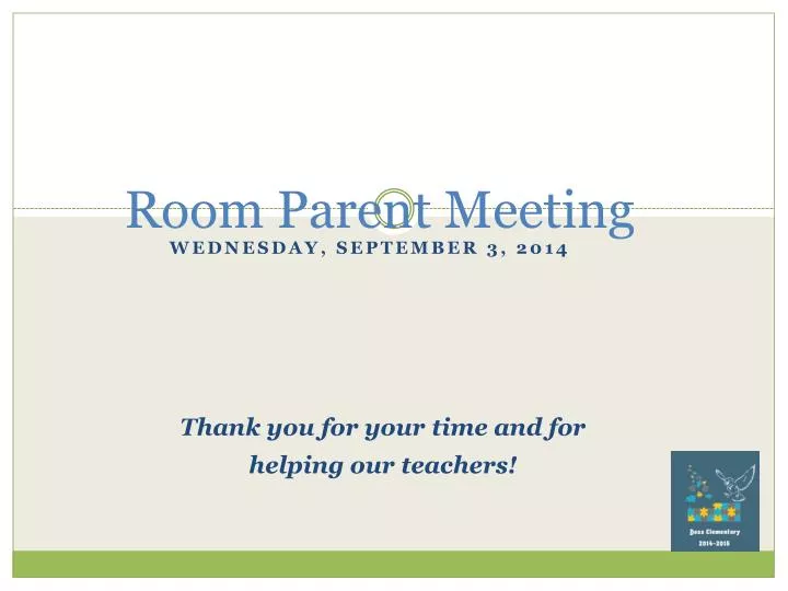 PPT - Room Parent Meeting PowerPoint Presentation, free download - ID ...