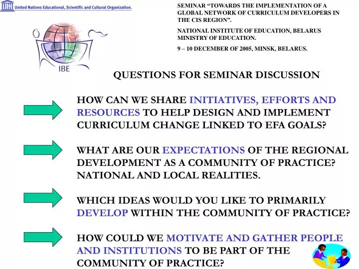 PPT - QUESTIONS FOR SEMINAR DISCUSSION PowerPoint Presentation, free ...