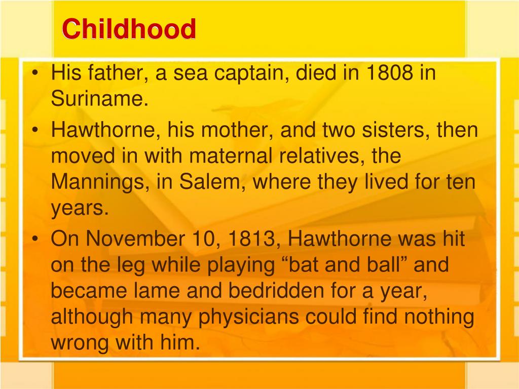 PPT - Nathaniel Hawthorne (July 4, 1804—May 19, 1864) PowerPoint ...