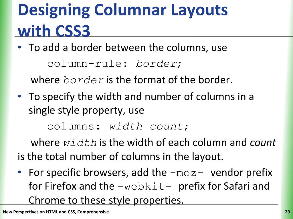 PPT - Tutorial 5 Working with Tables and Columns PowerPoint ...