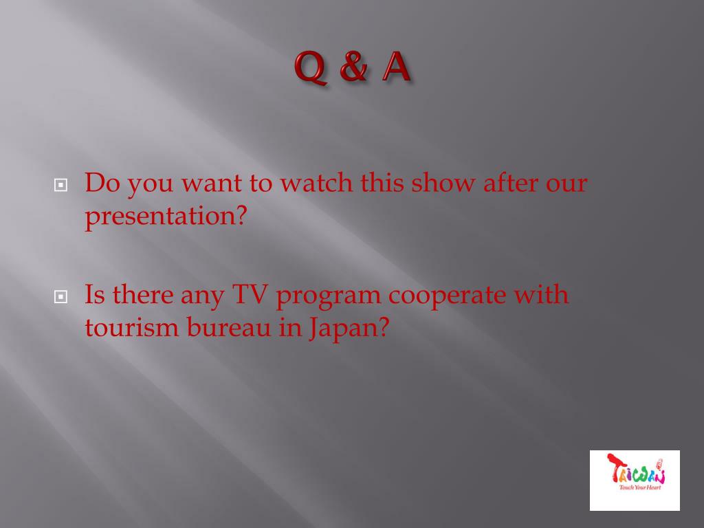PPT - TV SHOW ON TLC ~FUN TAIWAN~ PowerPoint Presentation, free ...