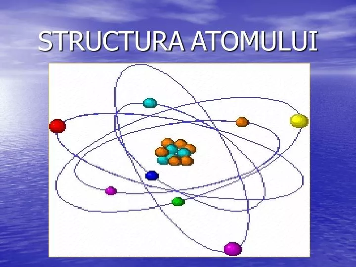 PPT - STRUCTURA ATOMULUI PowerPoint Presentation, free download - ID:5463232