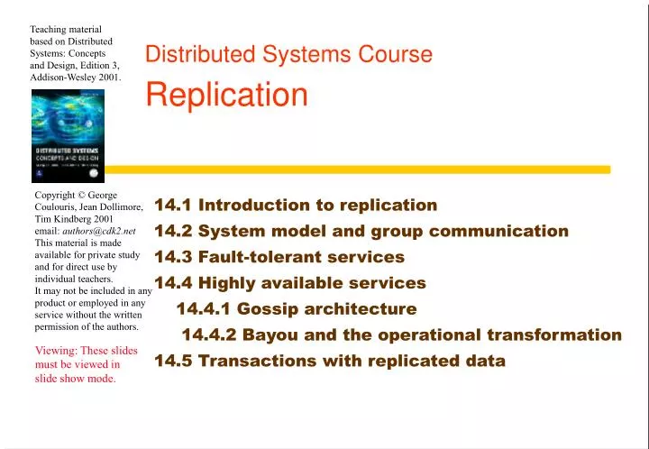 PPT - Distributed Systems Course Replication PowerPoint Presentation ... PPT - Distributed Systems Course Replication PowerPoint Presentation ...