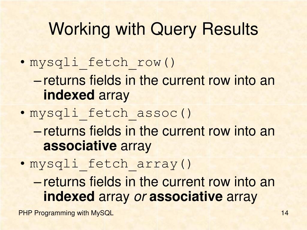 Ppt Chapter 9 Manipulating Mysql Databases With Php Php Programming With Mysql Powerpoint