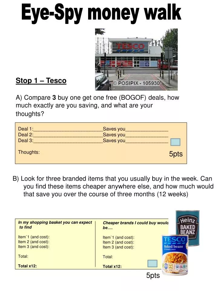 PPT - Eye-Spy money walk PowerPoint Presentation, free download - ID ...