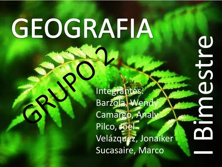 PPT - GEOGRAFIA PowerPoint Presentation, free download - ID:5464164