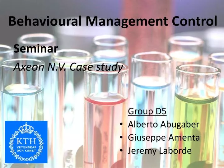 Ppt Behavioural Management Control Powerpoint Presentation Free