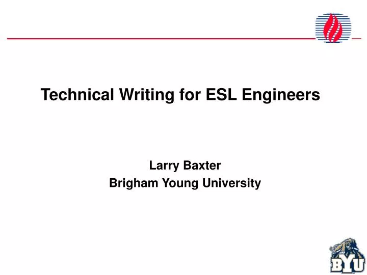 PPT - Technical Writing for ESL Engineers PowerPoint Presentation, free ...
