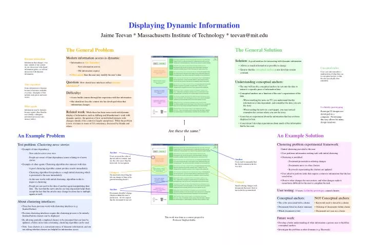 PPT - Displaying Dynamic Information PowerPoint Presentation, free ...