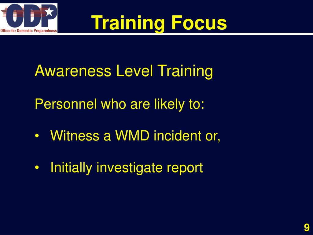 PPT - Weapons of Mass Destruction (WMD) Radiological/Nuclear Awareness ...