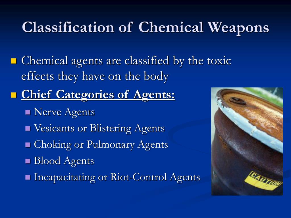 PPT - Weapons of Mass Destruction for the Respiratory Therapist ...