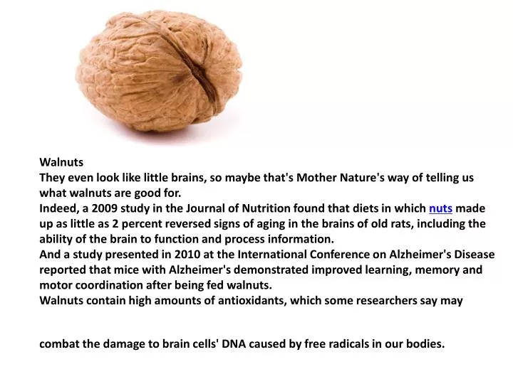PPT - Walnuts PowerPoint Presentation, free download - ID:5469460