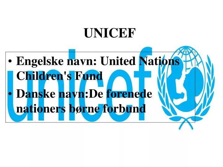 PPT - UNICEF PowerPoint Presentation, free download - ID:5470678