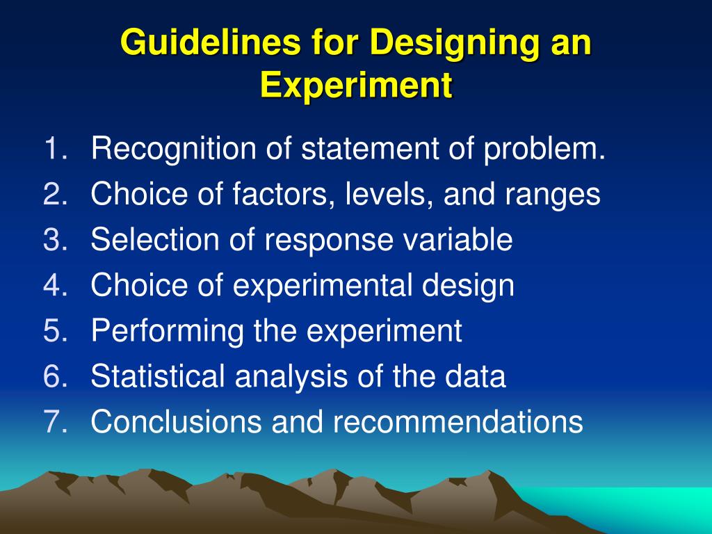 PPT - Design and Analysis of Experiments PowerPoint Presentation, free ...