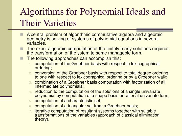 PPT - Topics 4: Algebras. Groups. Representation PowerPoint ...