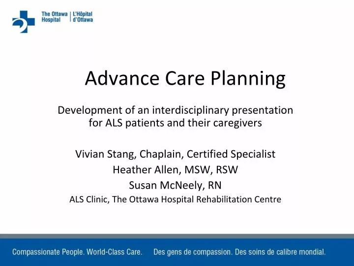 PPT - Advance Care Planning PowerPoint Presentation, free download - ID ...