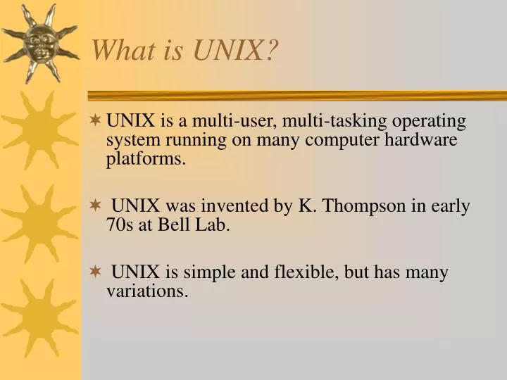 PPT - What is UNIX? PowerPoint Presentation, free download - ID:5473796