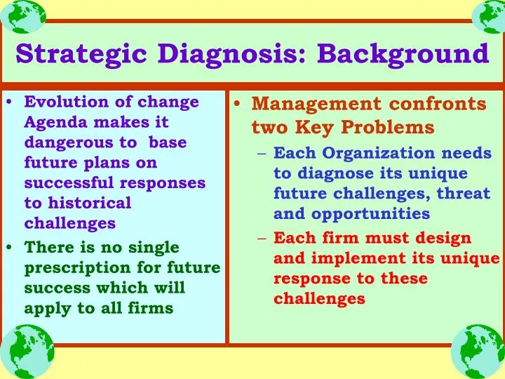 PPT - Strategic Diagnosis: Background PowerPoint Presentation, free ...